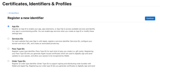 Creating iOS certificates for publishing to the App Store